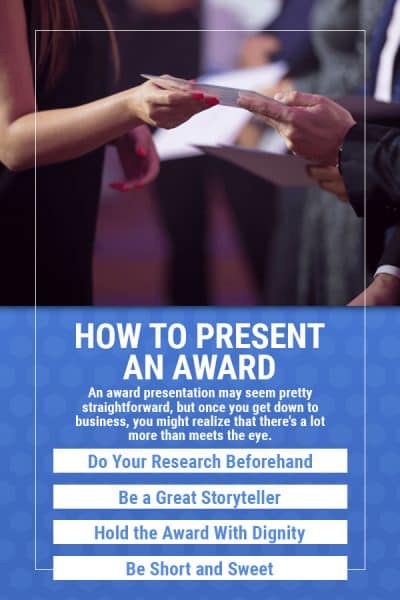 4 Steps to Giving Awards at an Award Ceremony