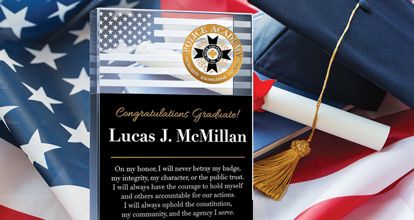 Personalized Police Recognition Awards | DIY Awards