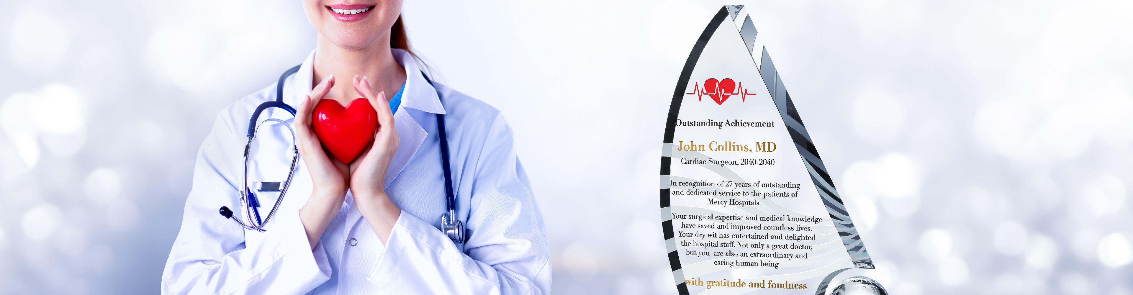 Personalized Doctor/Physician Retirement Gift Plaque | DIY Awards