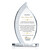 Custom Flame Shaped Doctor Retirement Award Plaque | DIY Awards