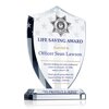 Shield Police Lifesaving Award Plaque | DIY Awards